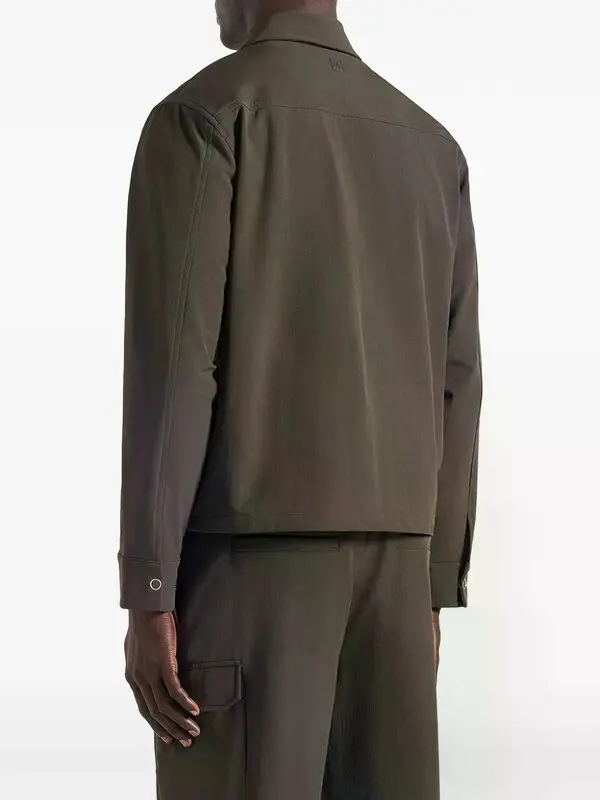 Manière De Voir Magnetic Pocket Cargo Jacket - Green