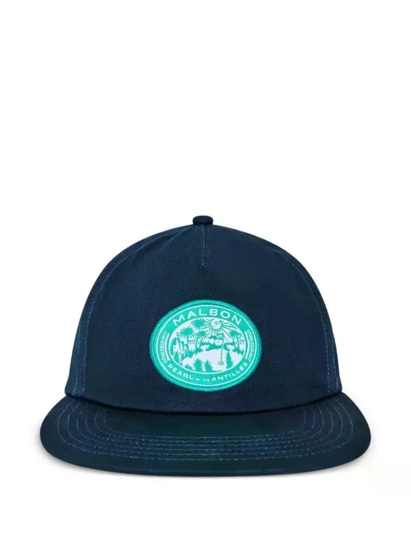 MALBON Horizon Snapback Cap - Blue