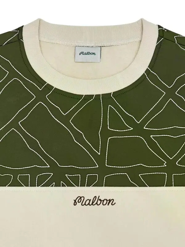 MALBON Tierra Crewneck Sweater - Neutrals