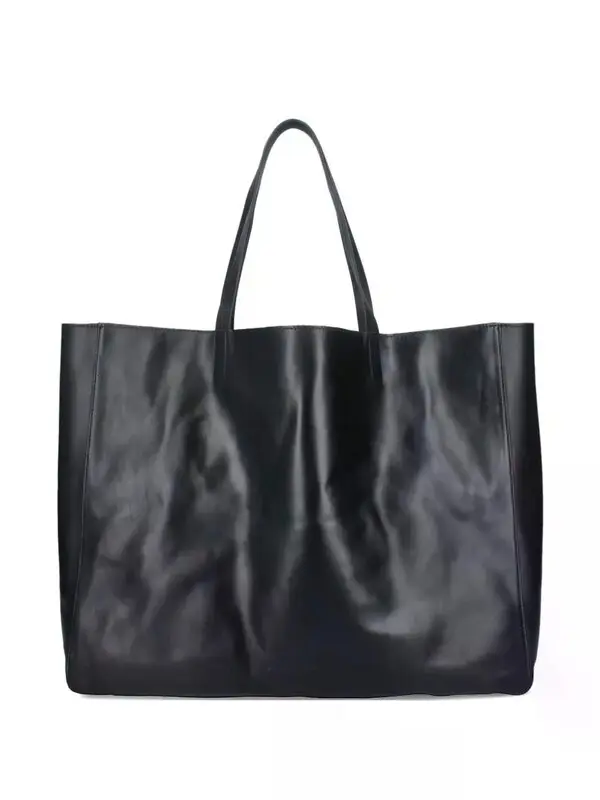 BERNER KUHL Leather Tote Bag - Black