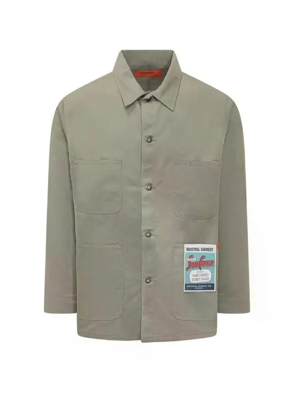 UNIVERSAL OVERALL Patch-detail Shirt Jacket