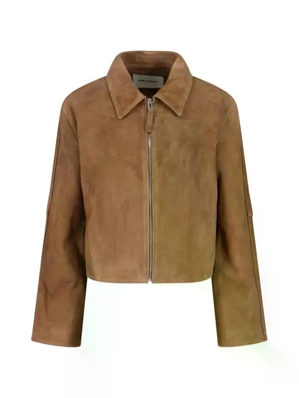 LOW CLASSIC Suede Zip-up Jacket