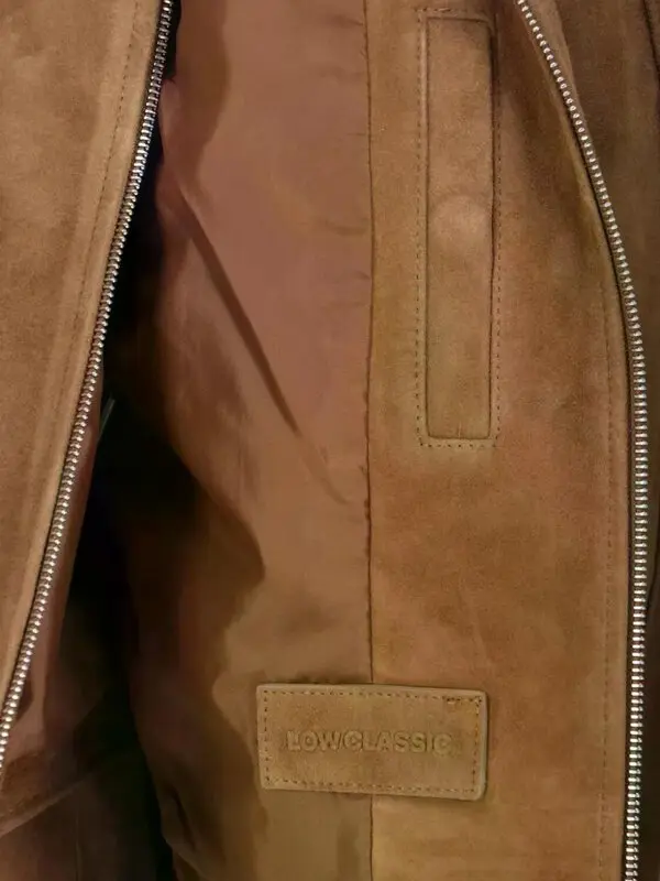 LOW CLASSIC Suede Zip-up Jacket