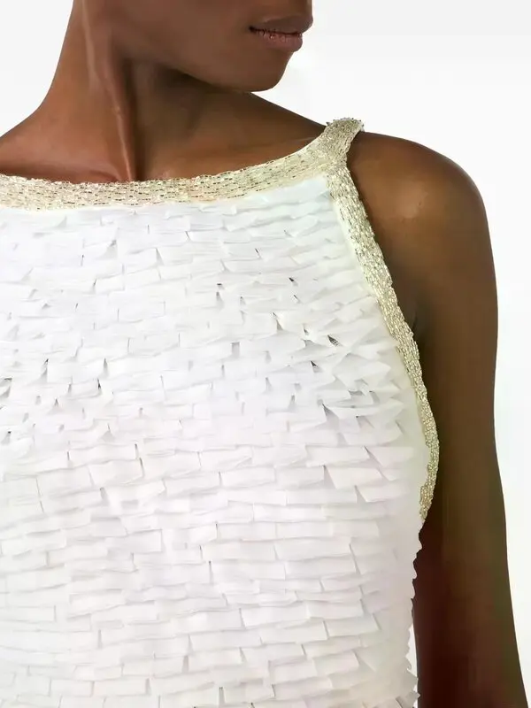 Elisabetta Franchi Ruffled Draped Maxi Dress