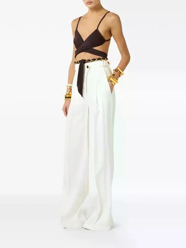 Elisabetta Franchi Crossover Jewel Chain Bra