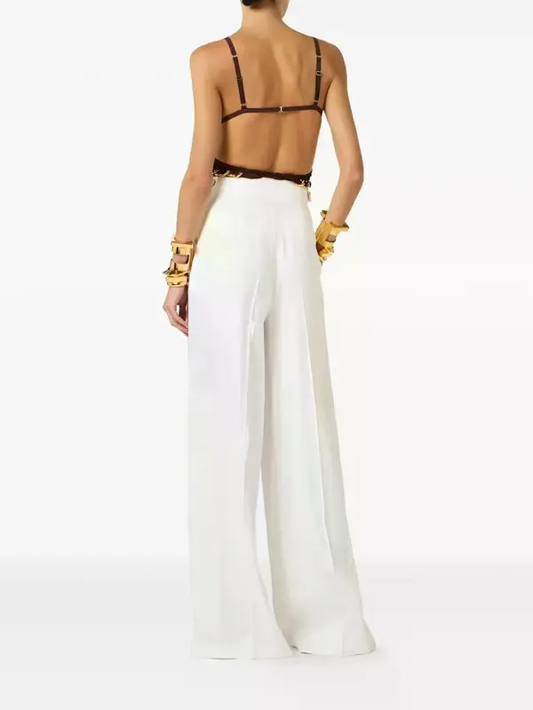 Elisabetta Franchi Crossover Jewel Chain Bra