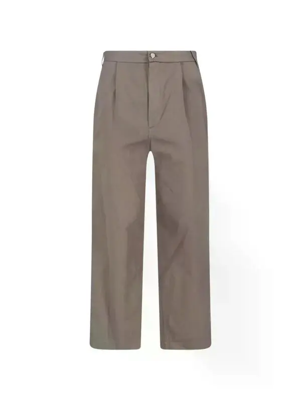 LOW CLASSIC Straight-leg Trousers - Neutrals