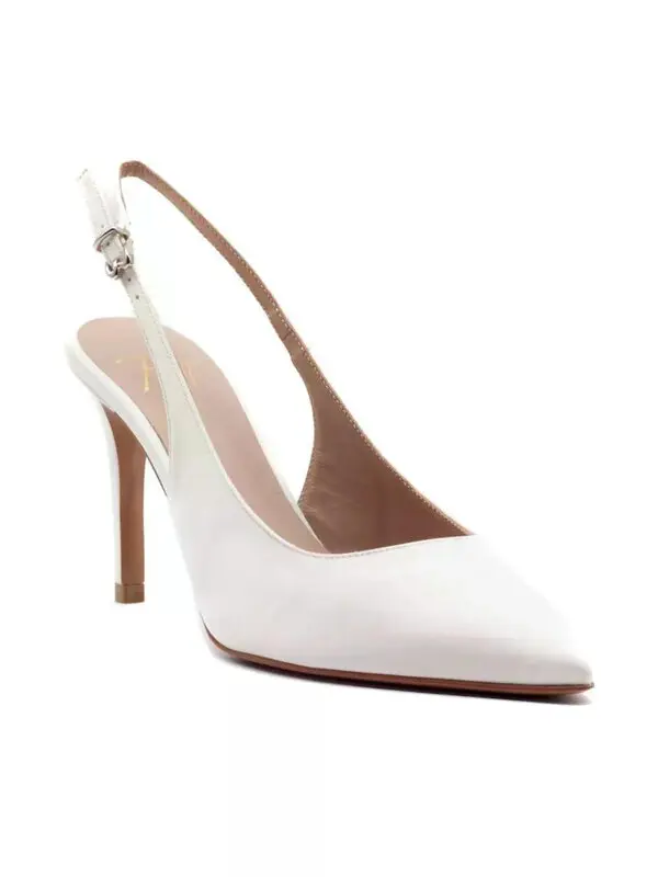 FESTA MILANO Pointed Toe Slingback Sandals