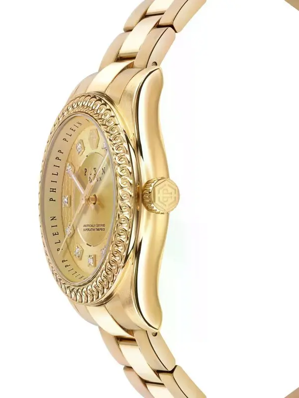 Philipp Plein Queen Supreme 36mm Watch - Gold