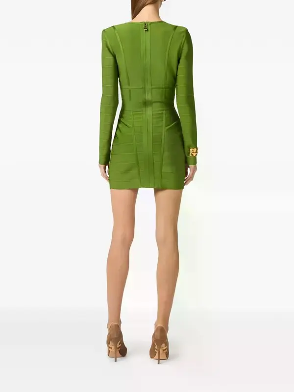 Elisabetta Franchi 3d Knit Mini Dress