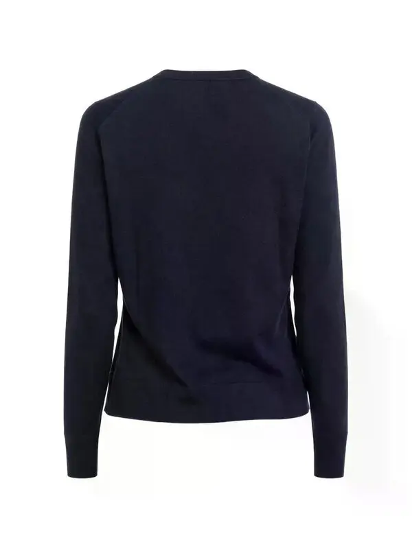 GRAN SASSO V-neck Jumper - Blue