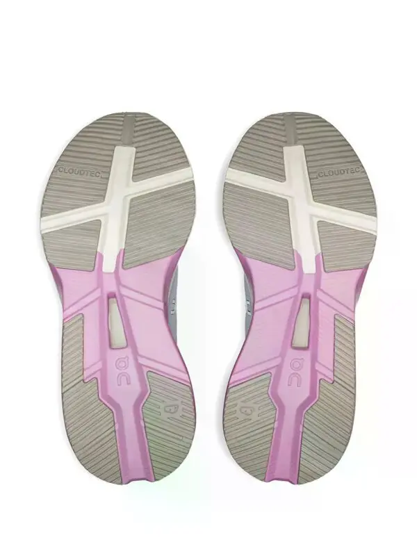 On Cloudnova Logo-print Sneakers - Grey