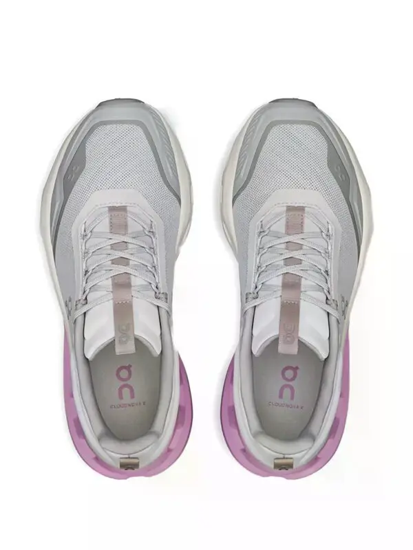 On Cloudnova Logo-print Sneakers - Grey