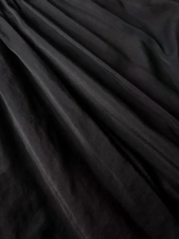 ROBERTO COLLINA Pleated Skirt - Black