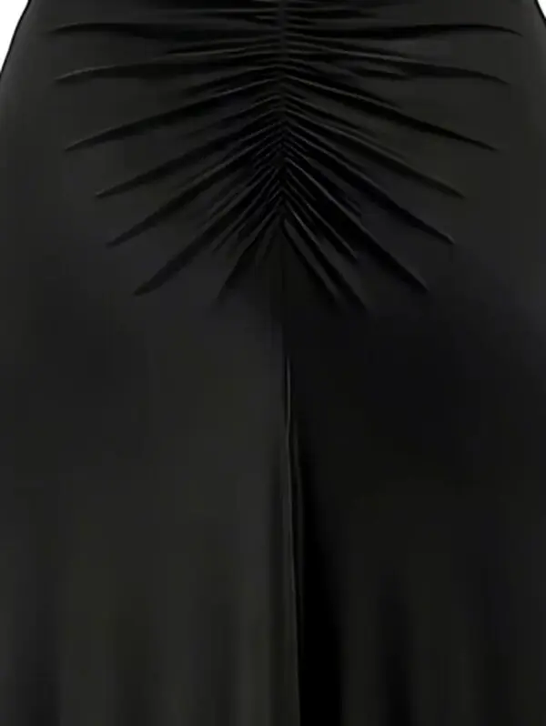 SELF-PORTRAIT Gathered-detail Jersey Maxi Dress