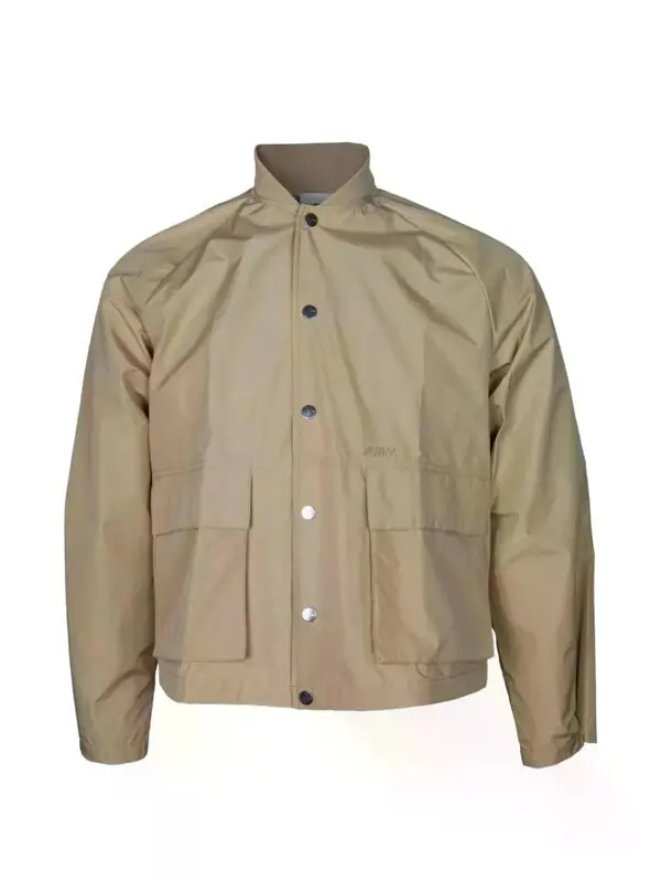 AUTRY Ribbed-collar Jacket