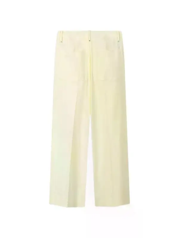 LUISA CERANO Pleated Wide Leg Trousers