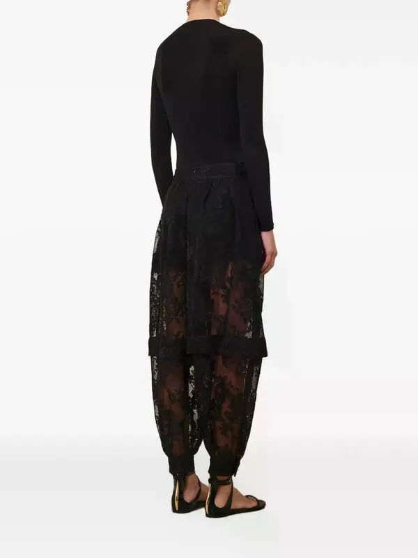 Zimmermann Luna Guipure-lace Pants - Black