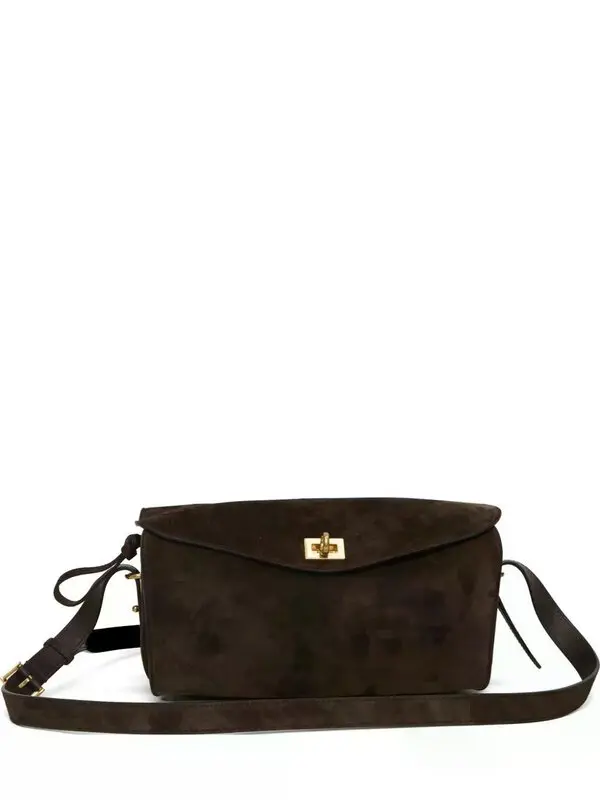 Balenciaga Medium Le 7 Cross Body Bag - Brown