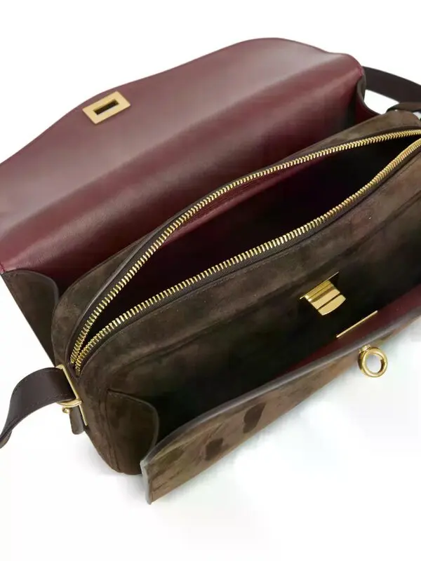 Balenciaga Medium Le 7 Cross Body Bag - Brown