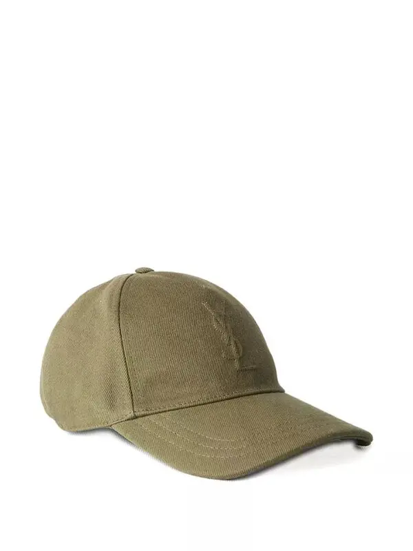 Saint Laurent Cassandre Baseball Cap - Green