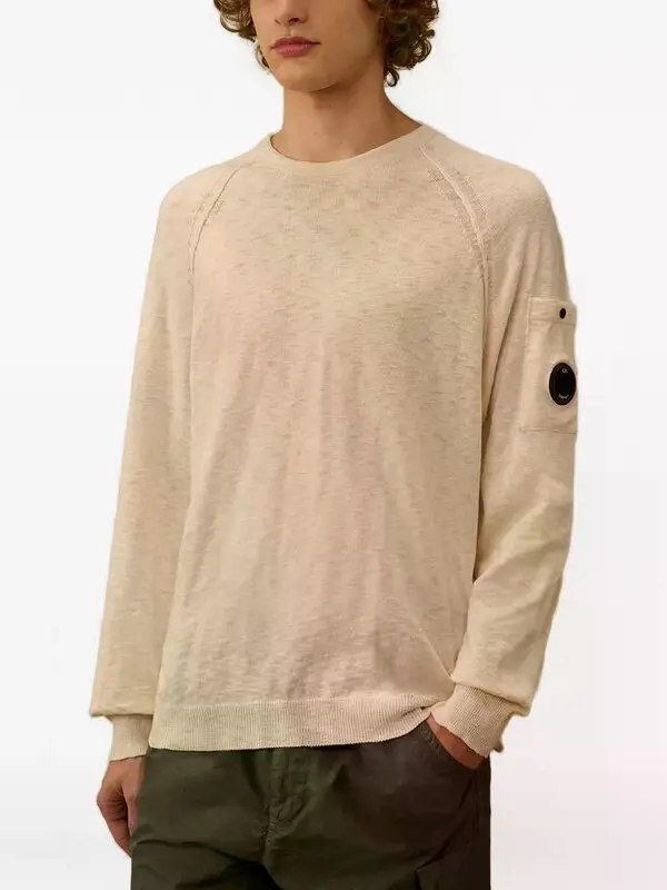 C.P. COMPANY Crew-neck Lens Raglan Sweater