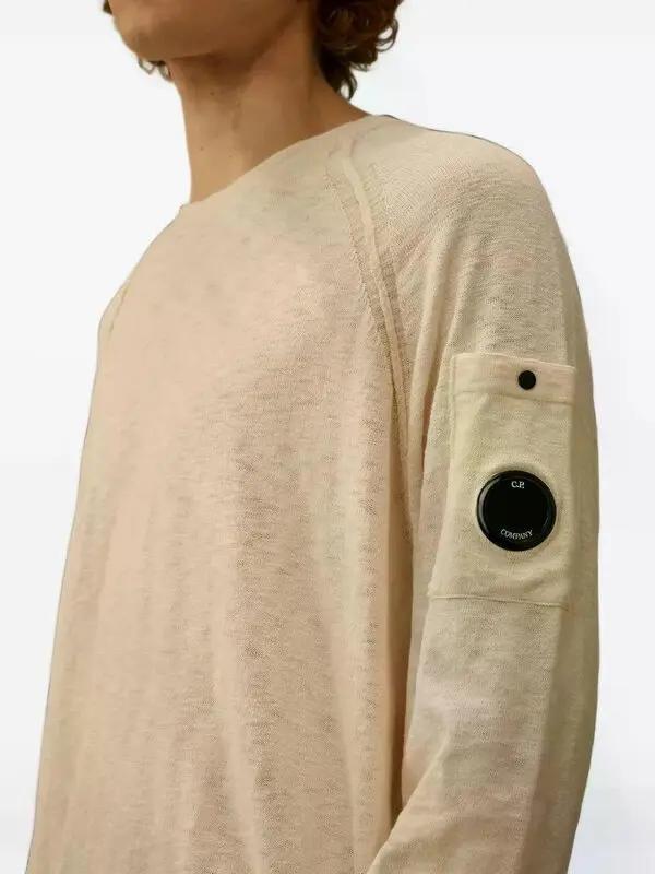 C.P. COMPANY Crew-neck Lens Raglan Sweater