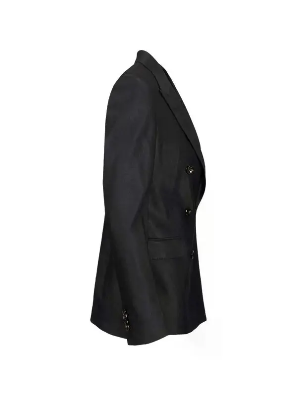 Tagliatore Double-breasted Tailored Suit - Black