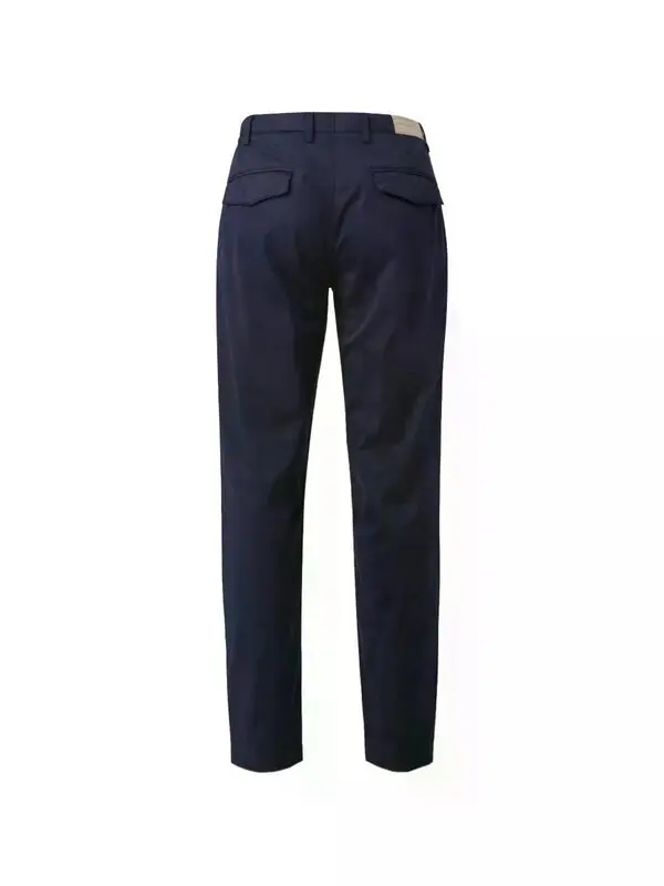 Eleventy Pleated Drawstring Trousers - Blue