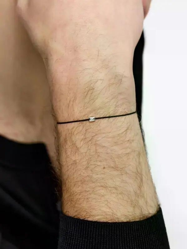 Mateo Diamond Baguette Bracelet - Black