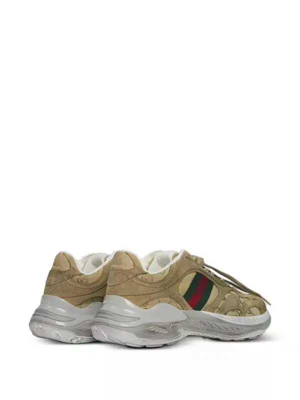Gucci Leather Sneakers - Brown