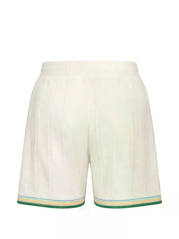 Casablanca Drawstring Stripe Track Shorts
