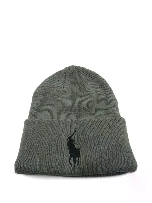 Polo Ralph Lauren Logo Beanie - Grey
