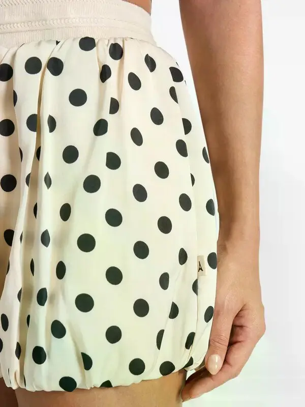 Manière De Voir Polka Dot Balloon Shorts