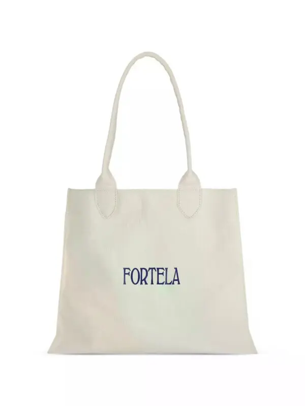 FORTELA Rookbag Cotton Tote Bag - White
