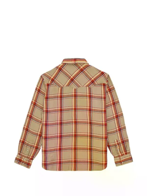 FORTELA Tartan Button Shirt - Neutrals
