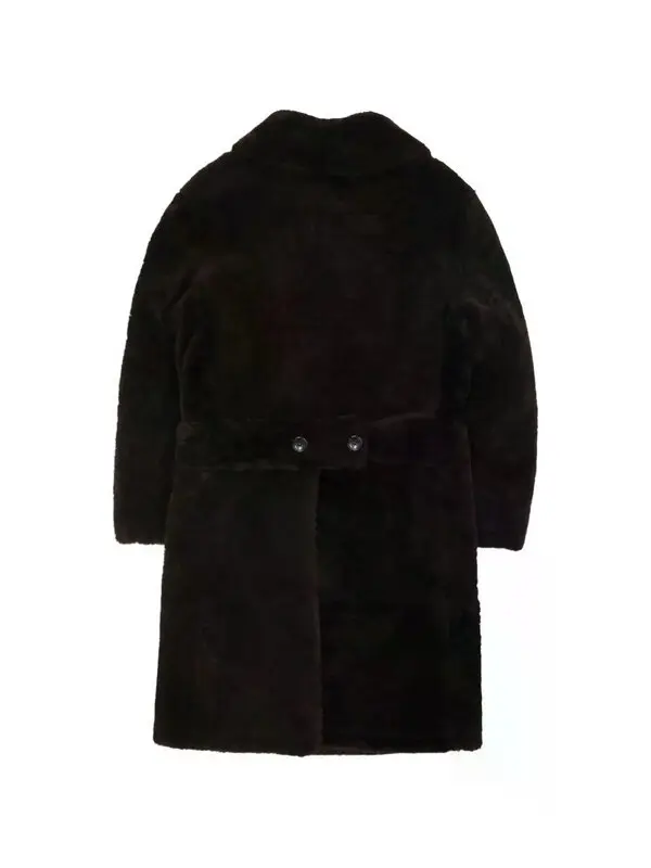 FORTELA Double-breasted Shearling Coat