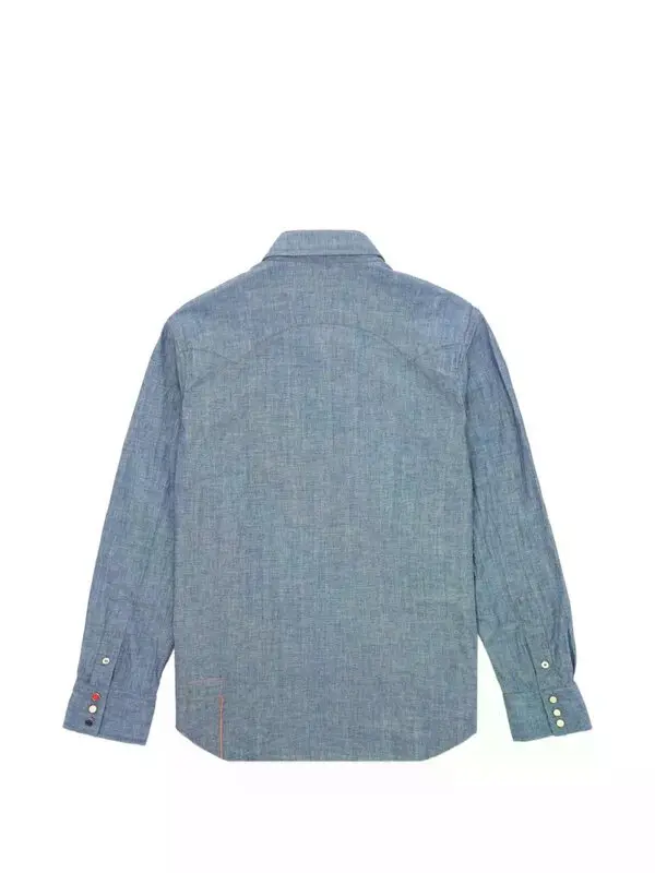FORTELA Smith Chambray Western Buttoned Shirt