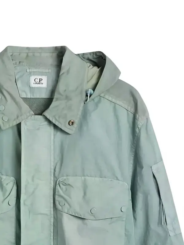 C.P. COMPANY Goggle Hooded Jacket - Blue