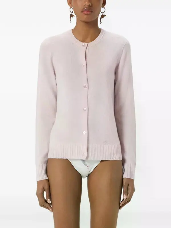Blumarine Cashmere Cardigan - Pink