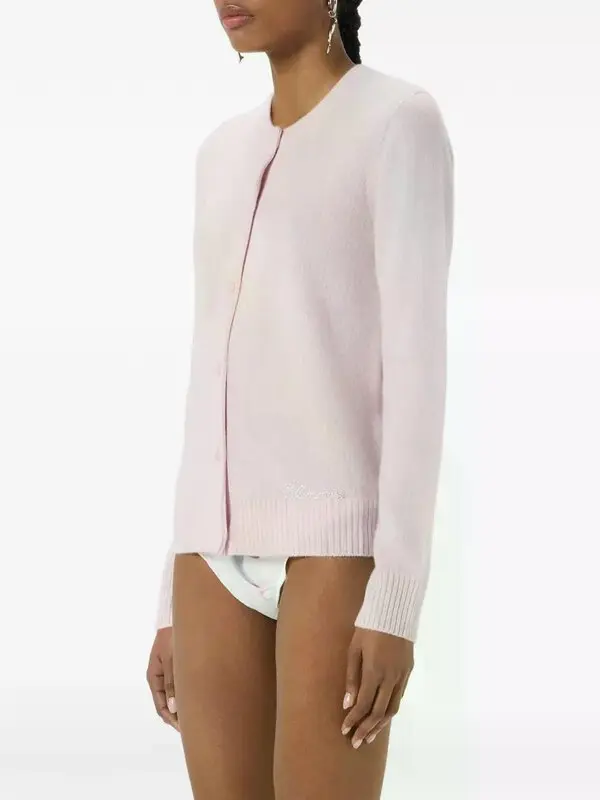 Blumarine Cashmere Cardigan - Pink