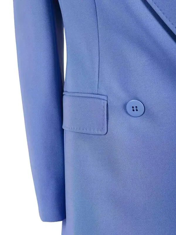 Max Mara Double-breasted Jacket - Blue