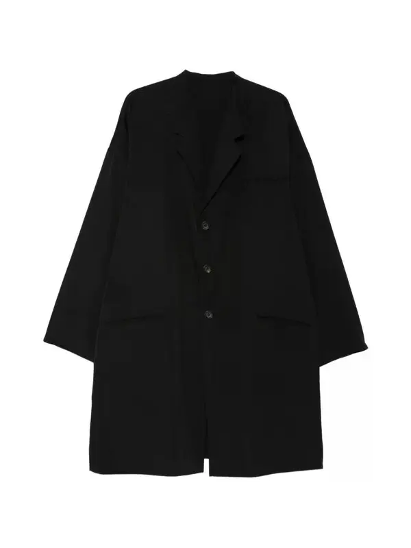 Yohji Yamamoto Single-breasted Coat