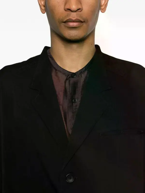 Yohji Yamamoto Single-breasted Coat