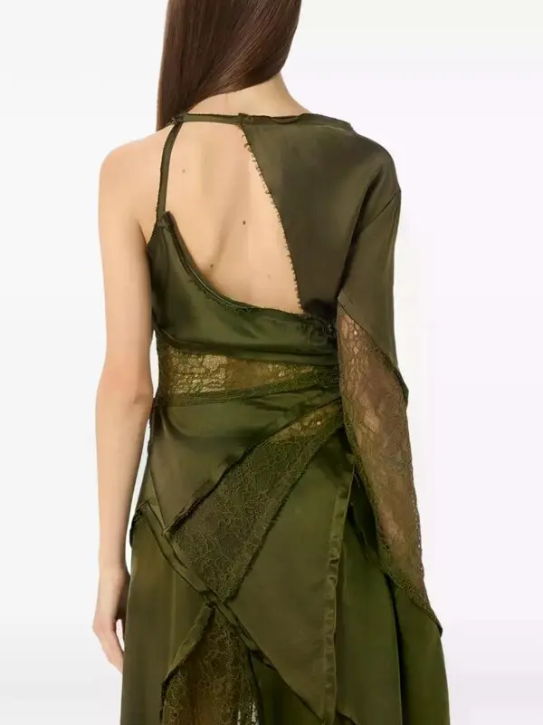Blumarine Lace-trim Asymmetric Top