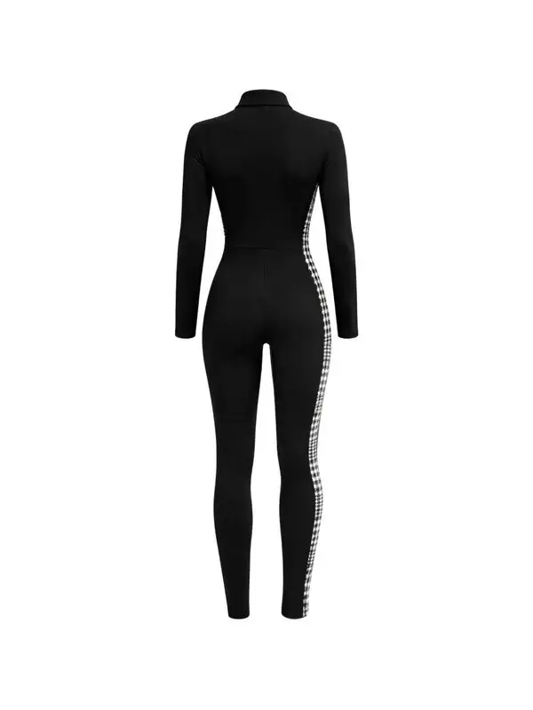 NEWLAND Houndstooth Detailed Jumpsuit