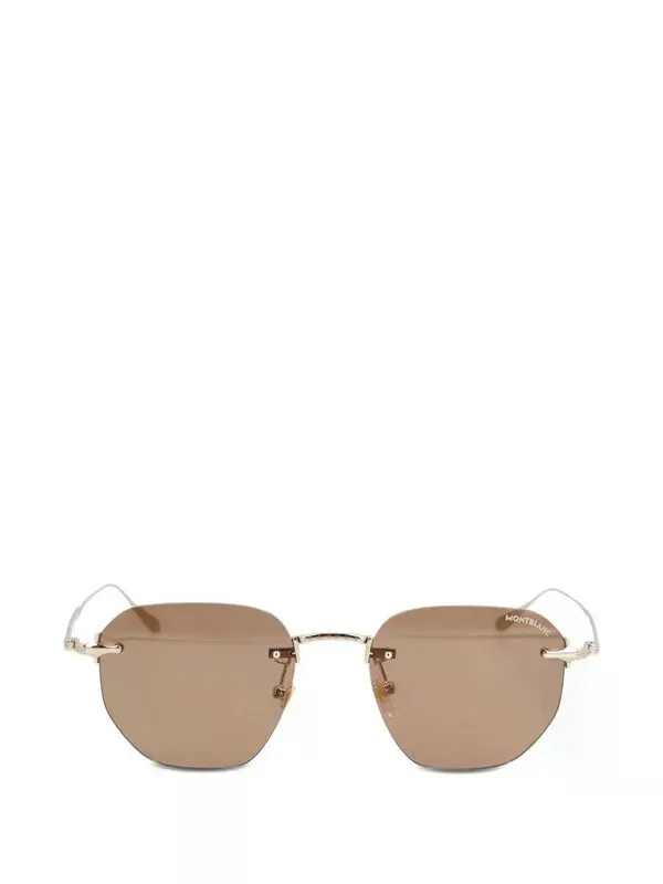 Montblanc Round-shape Sunglasses - Gold