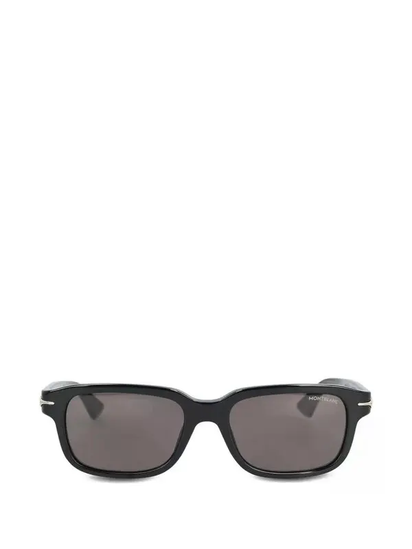 Montblanc Rectangular-frame Sunglasses - Black