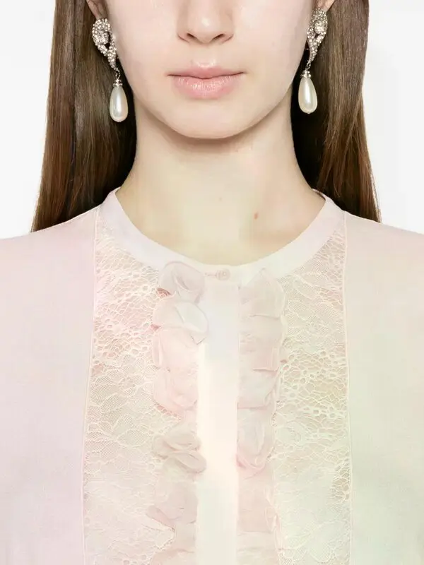 Giambattista Valli Ruffled Midi Dress