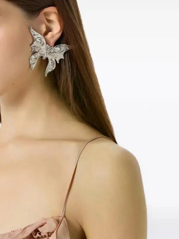 Blumarine Butterfly Clip-on Earrings